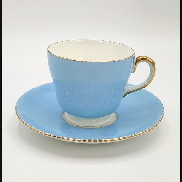 Wedgwood | Kitchen | Wedgwood April Turquoise Cup And Saucer Blue ...